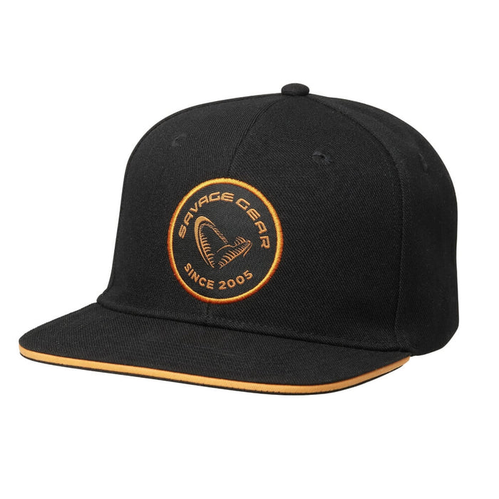Savage Gear Badge Flatbill Cap (Black/Orange) » HechtundBarsch.ch
